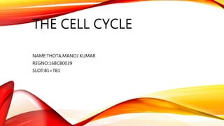 The cell cycle | PPTX