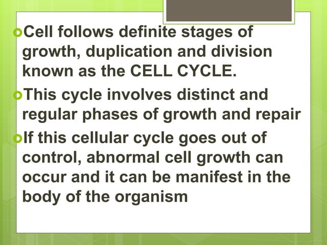 The cell cycle | PPT