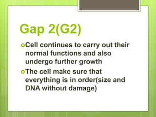 The cell cycle | PPTX