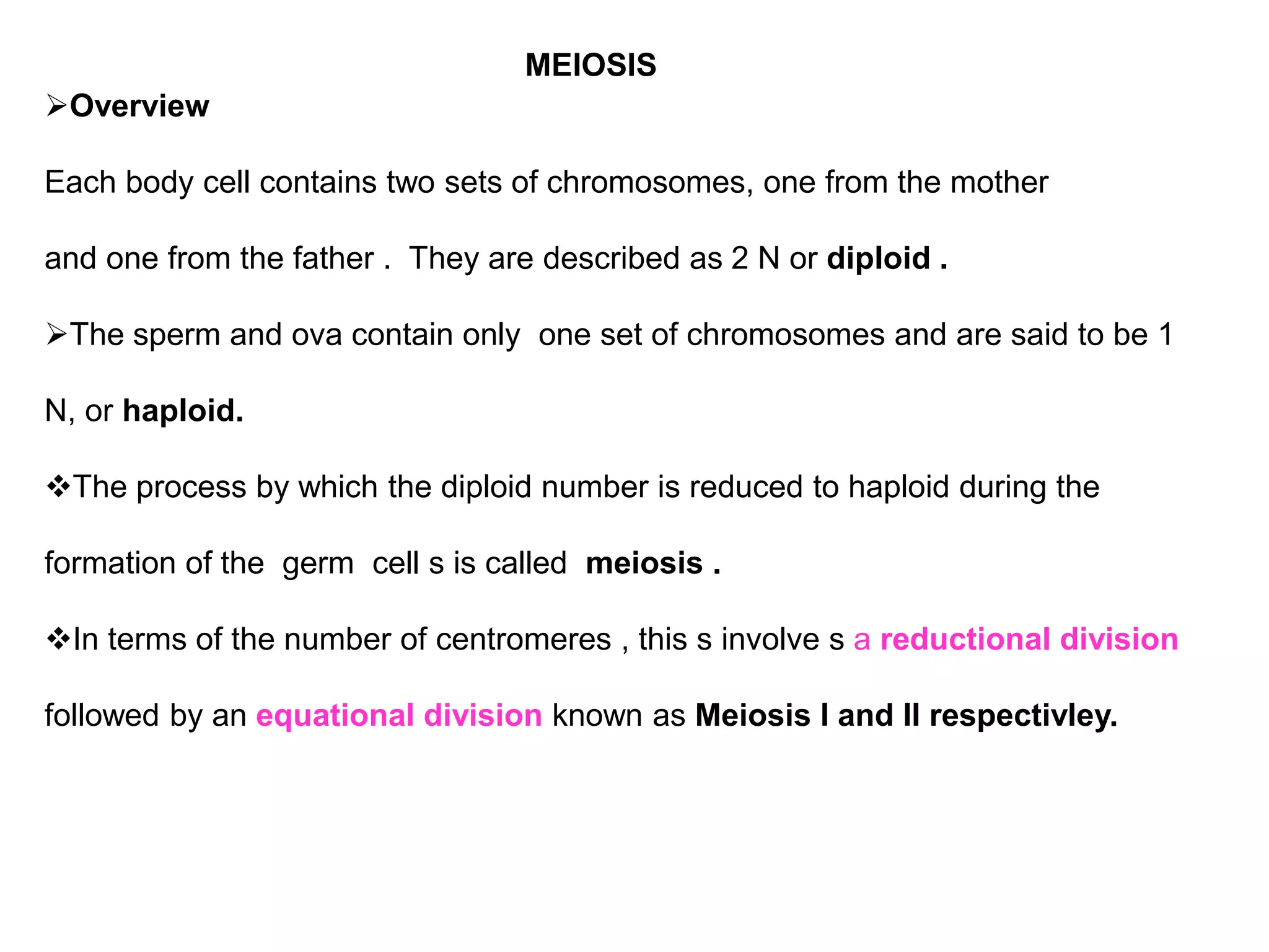 The Cell cycle-Meiosis.pptx | Infertility | Reproductive Health