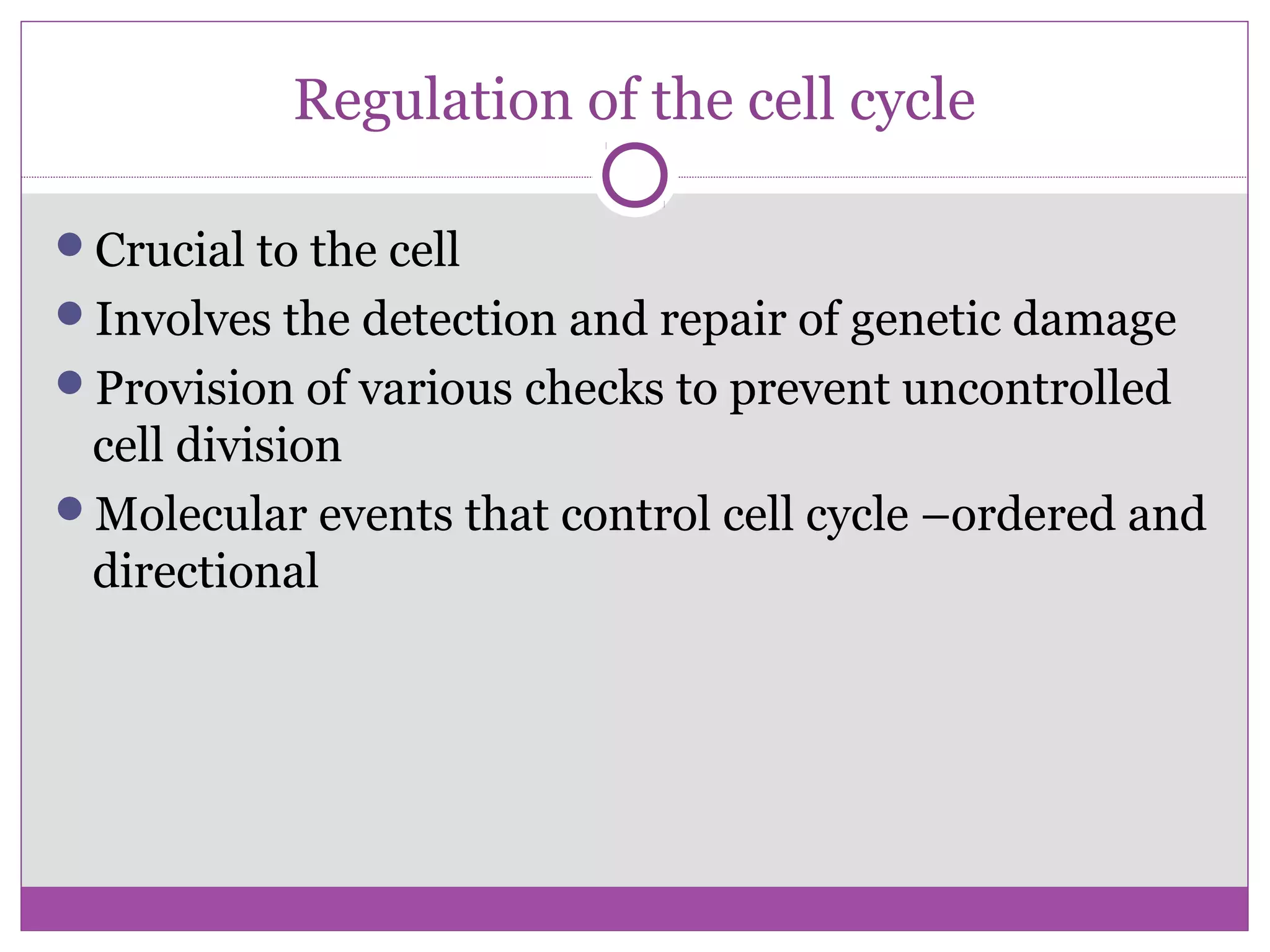 The cell cycle, basic concepts | PPT