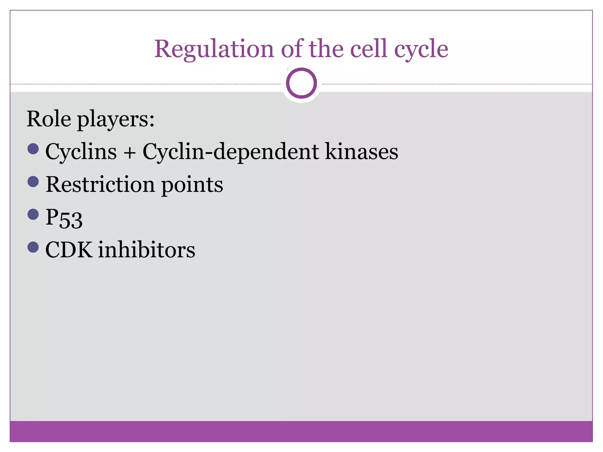 The cell cycle, basic concepts | PPT