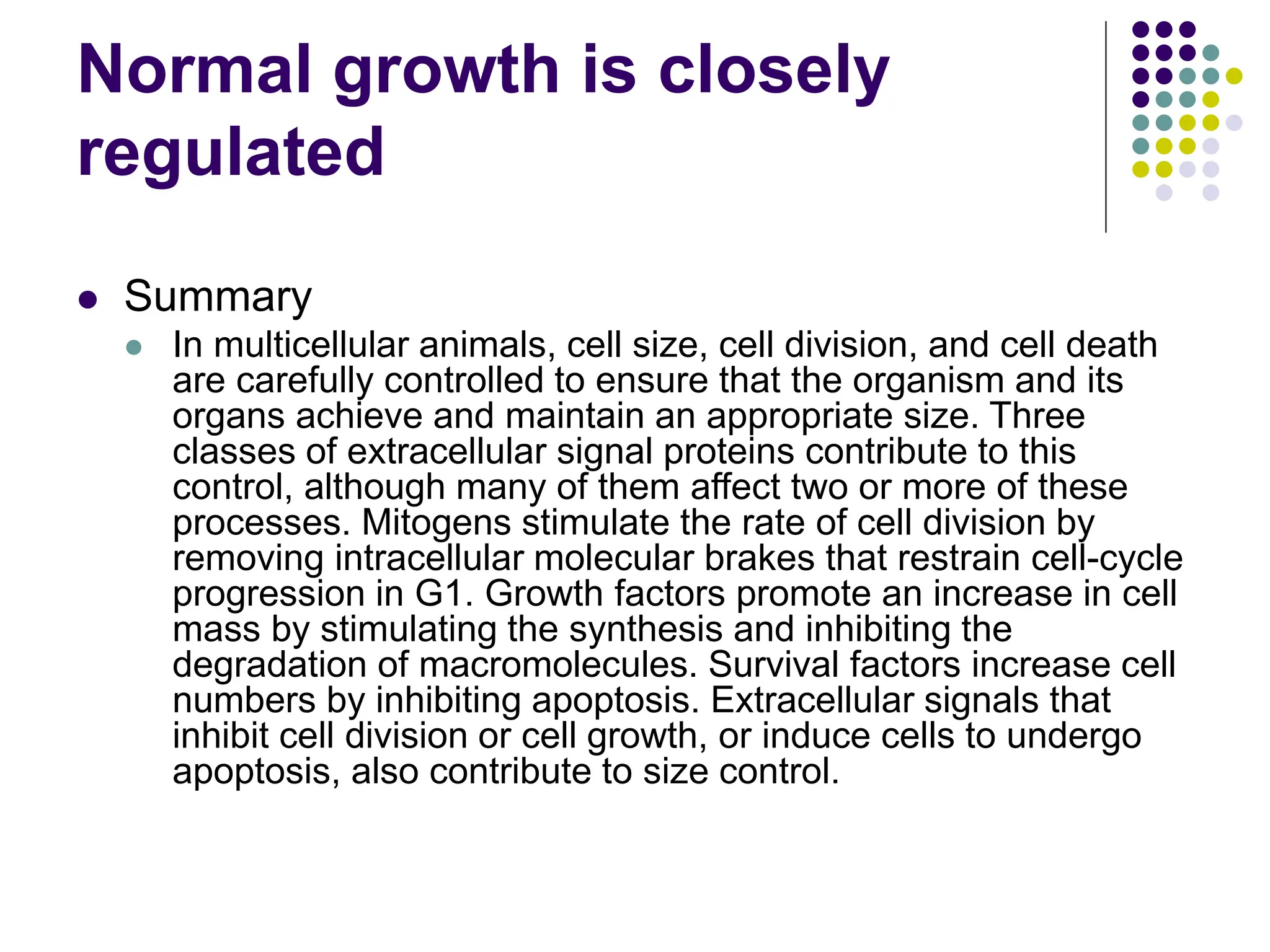 The Cell Cycle & Cancer.ppt appplied genetics | PPT