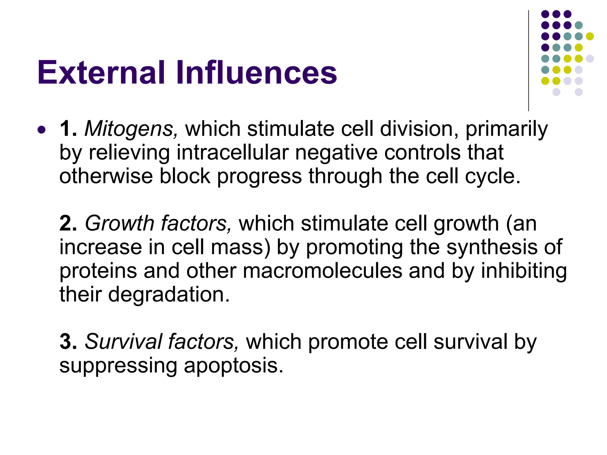 The Cell Cycle & Cancer.ppt appplied genetics | PPT