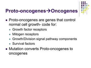 The Cell Cycle & Cancer.ppt appplied genetics | PPT