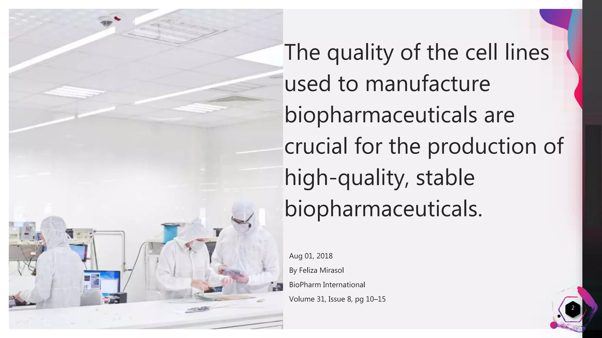 The cell line integrity | PPT