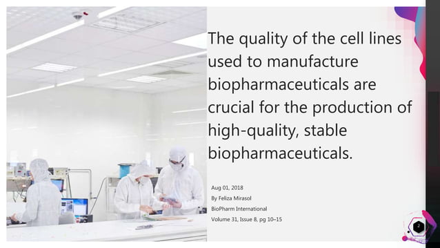 The cell line integrity | PPT