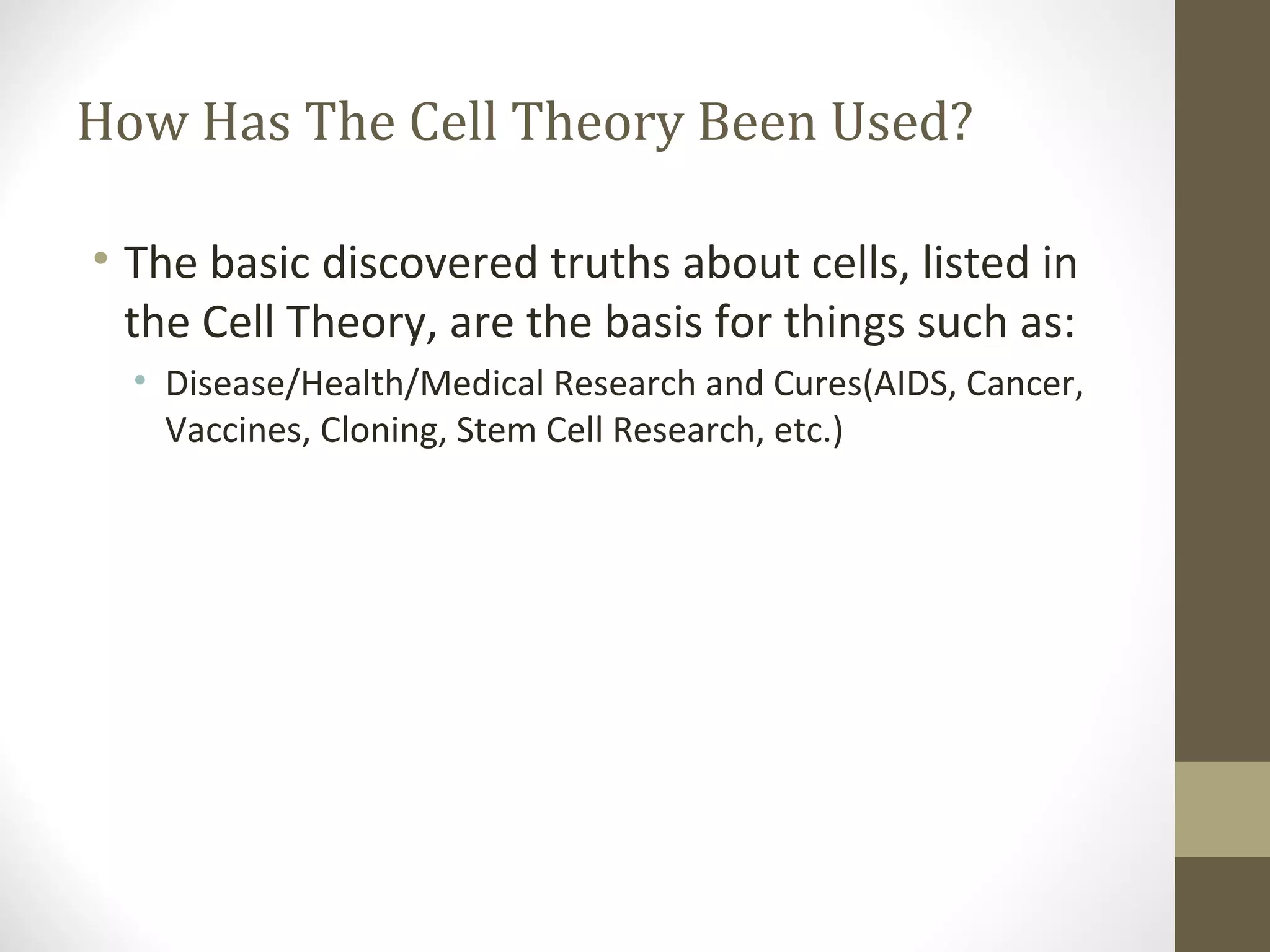 The cell theory | PPT