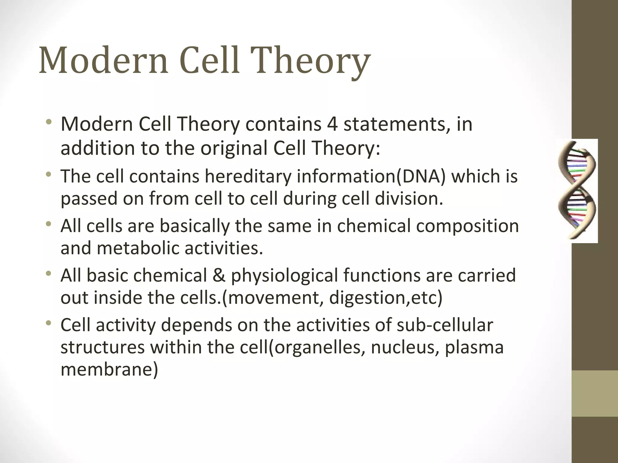 The cell theory | PPT