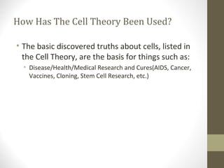 The cell theory | PPT