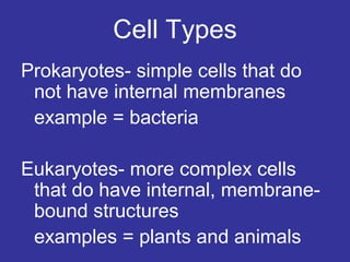 The cell theory | PPT