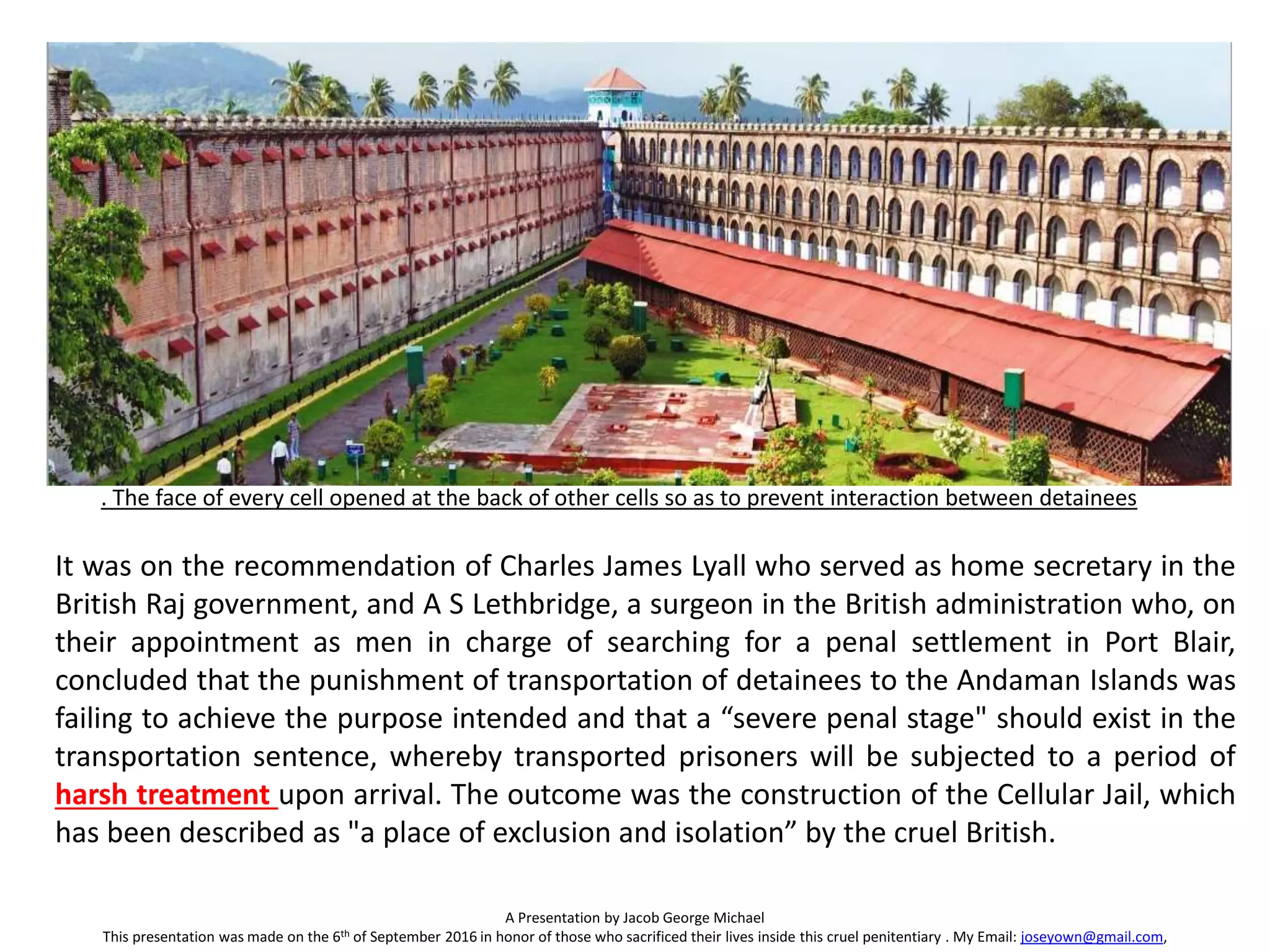 THE CELLULAR JAIL | PPSX