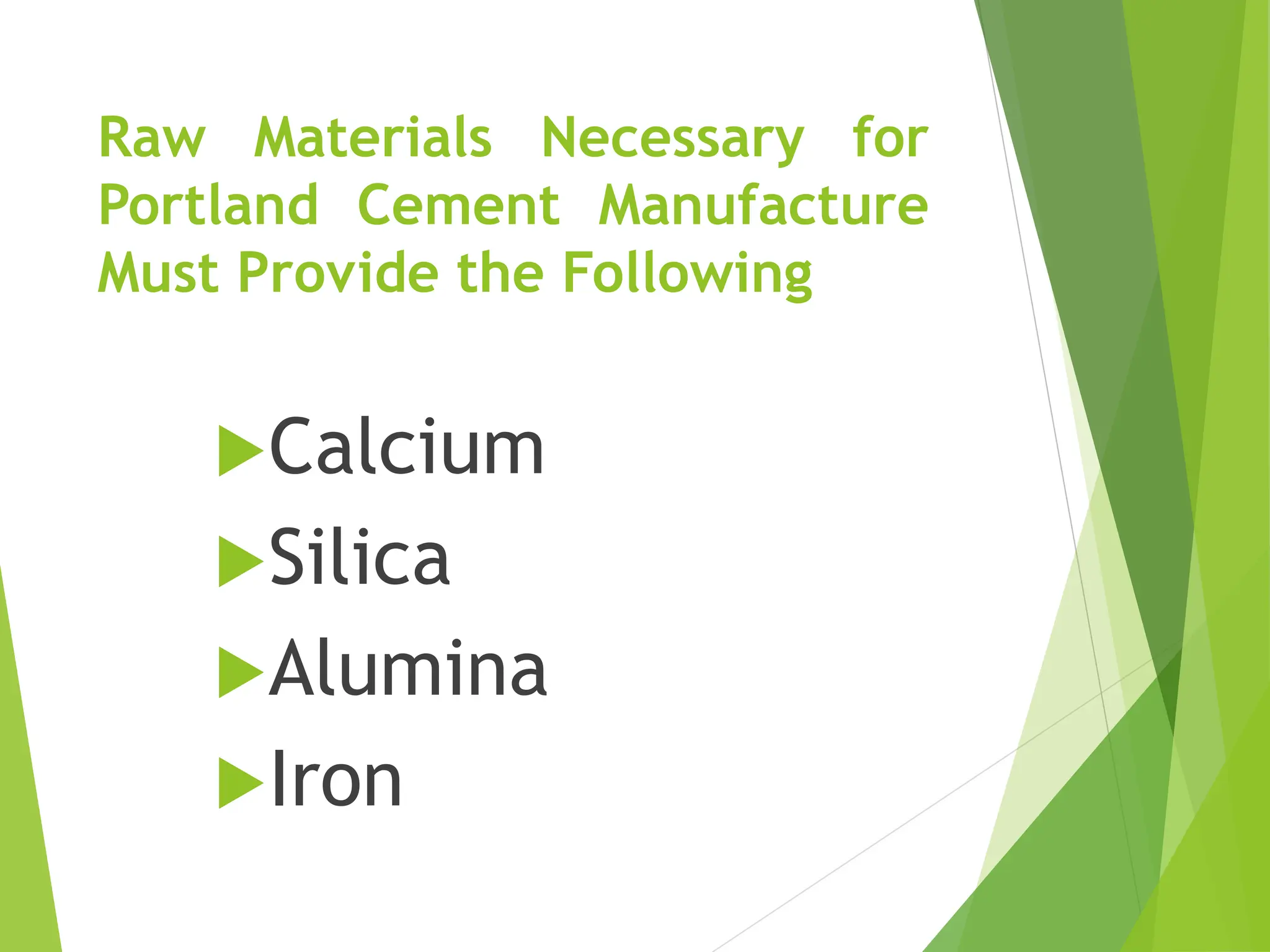THE_CEMENT_MANUFACTURING_PROCESS.pdf explanation | PDF