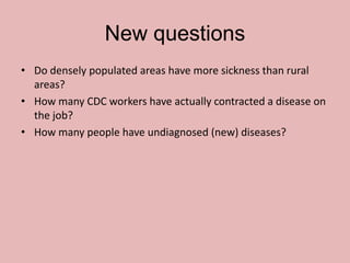 The center for disease control and prevention database | PPT | Free ...