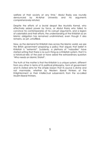 The centrality of khilafah in islam | PDF