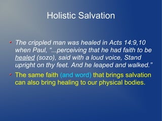 The Centrality of Signs & Wonders in Christian Salvation | PDF