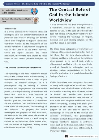The Central Role of God in the Islamic Worldview.pdf