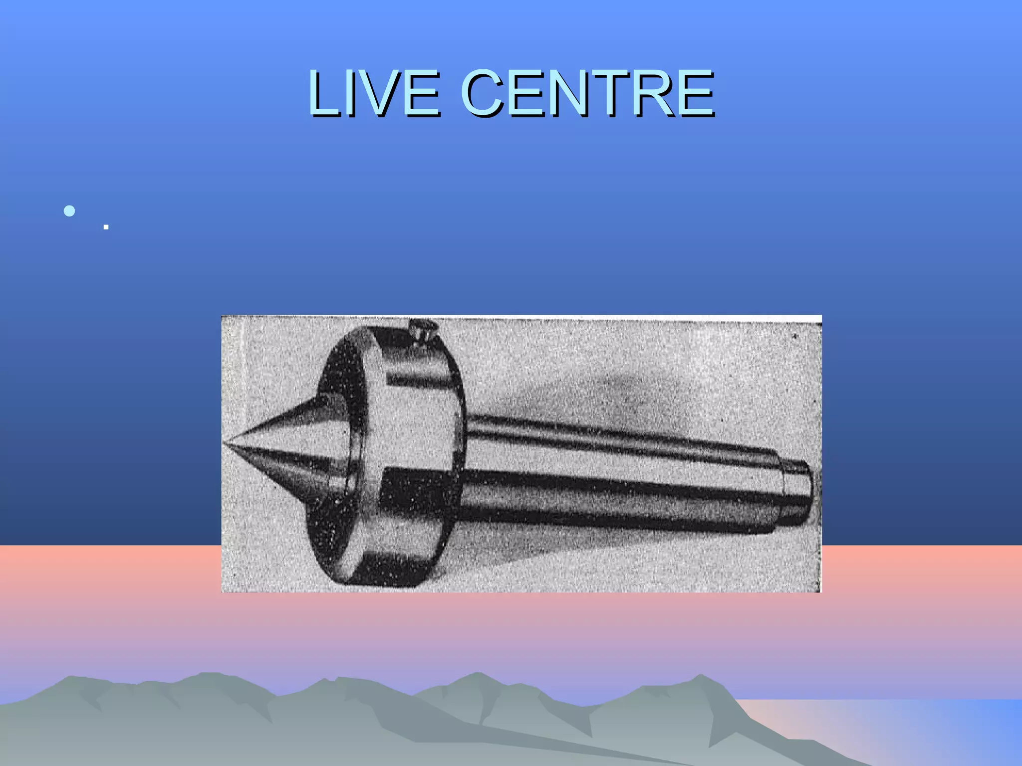 The centre lathe | PPT