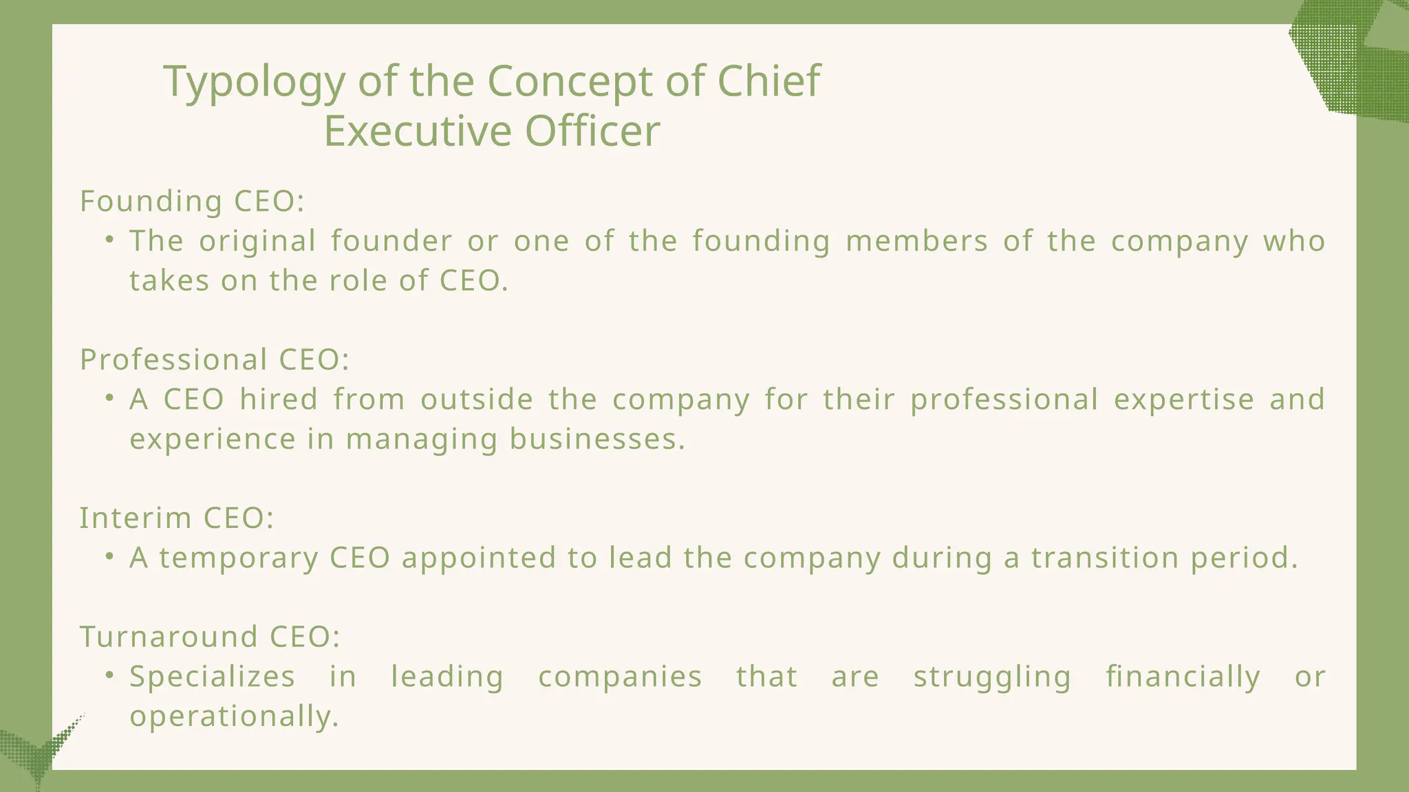The Chief Executive Officer or(CEO).pptx