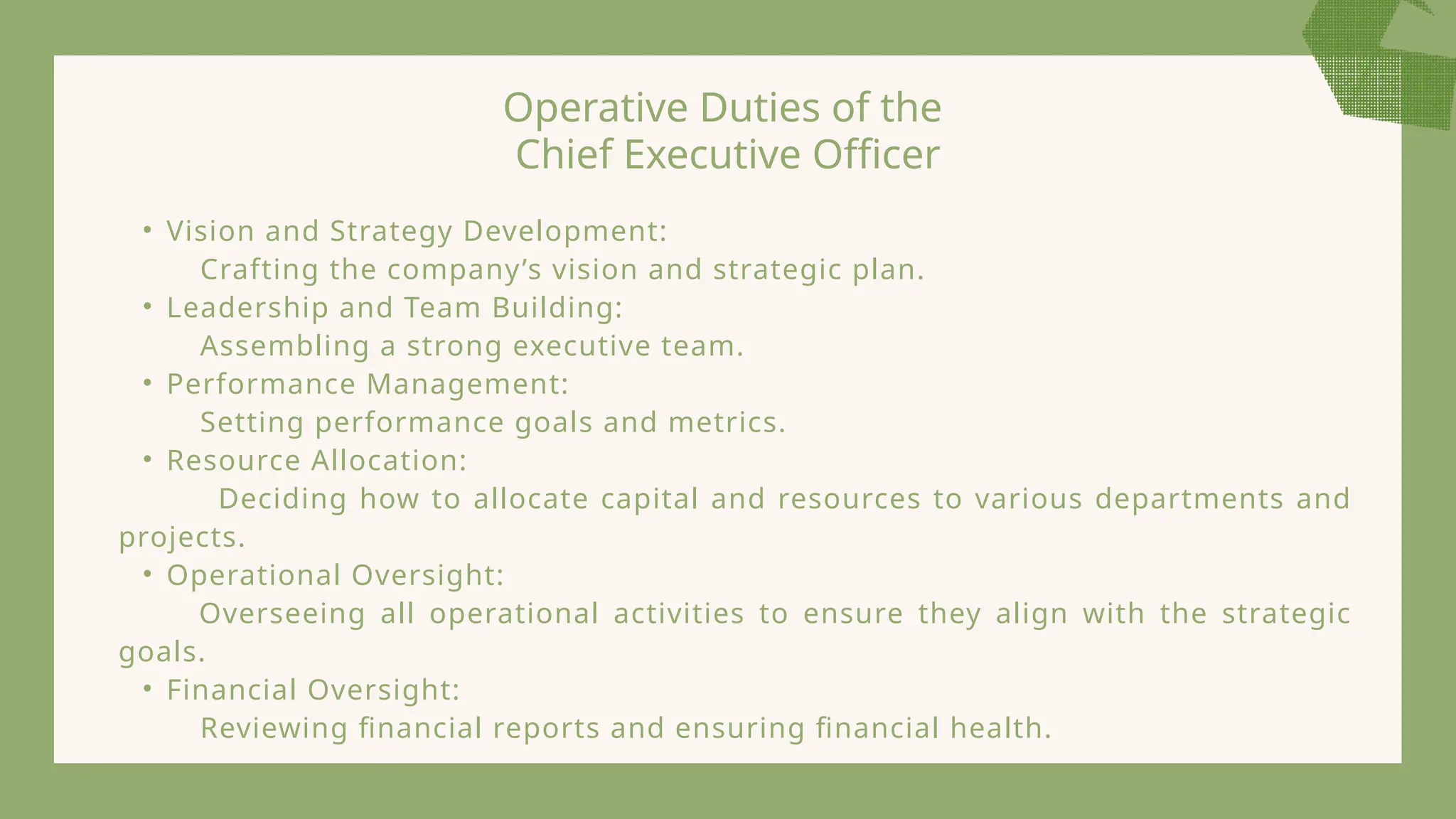 The Chief Executive Officer or(CEO).pptx