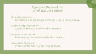 The Chief Executive Officer or(CEO).pptx