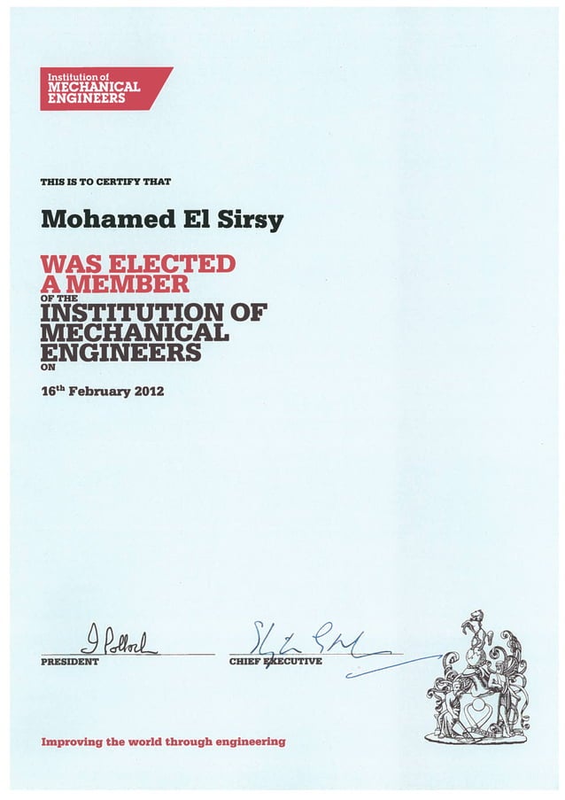The certificate | PDF