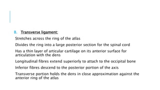 The cervical spine | PPTX