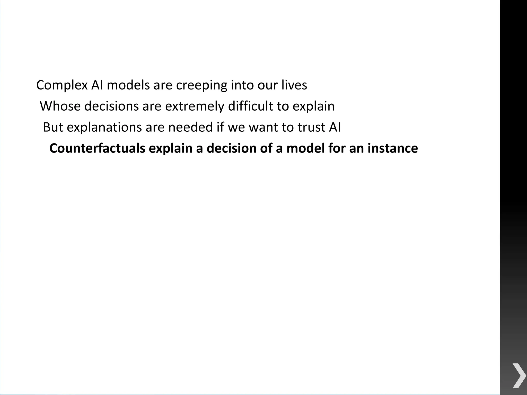 What If? Demystifying AI Decisions with Counterfactuals | PPTX