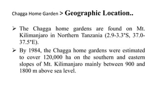 The chagga home garden multistoried agroforestry system | PPTX