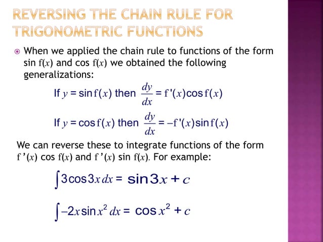 The chain rule