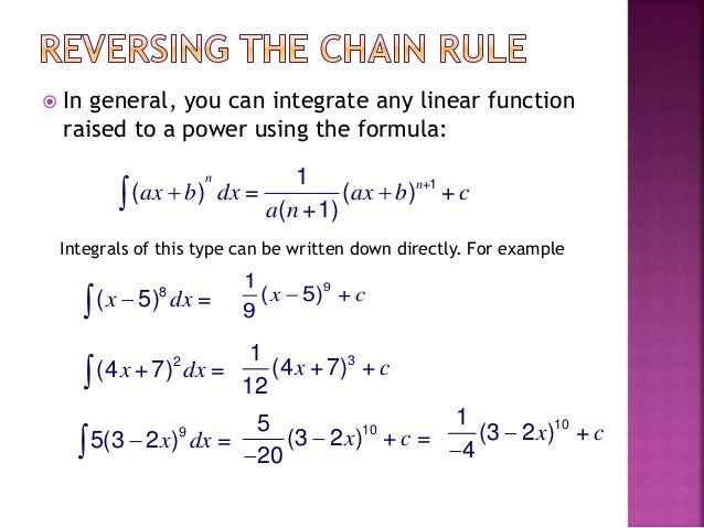 The chain rule