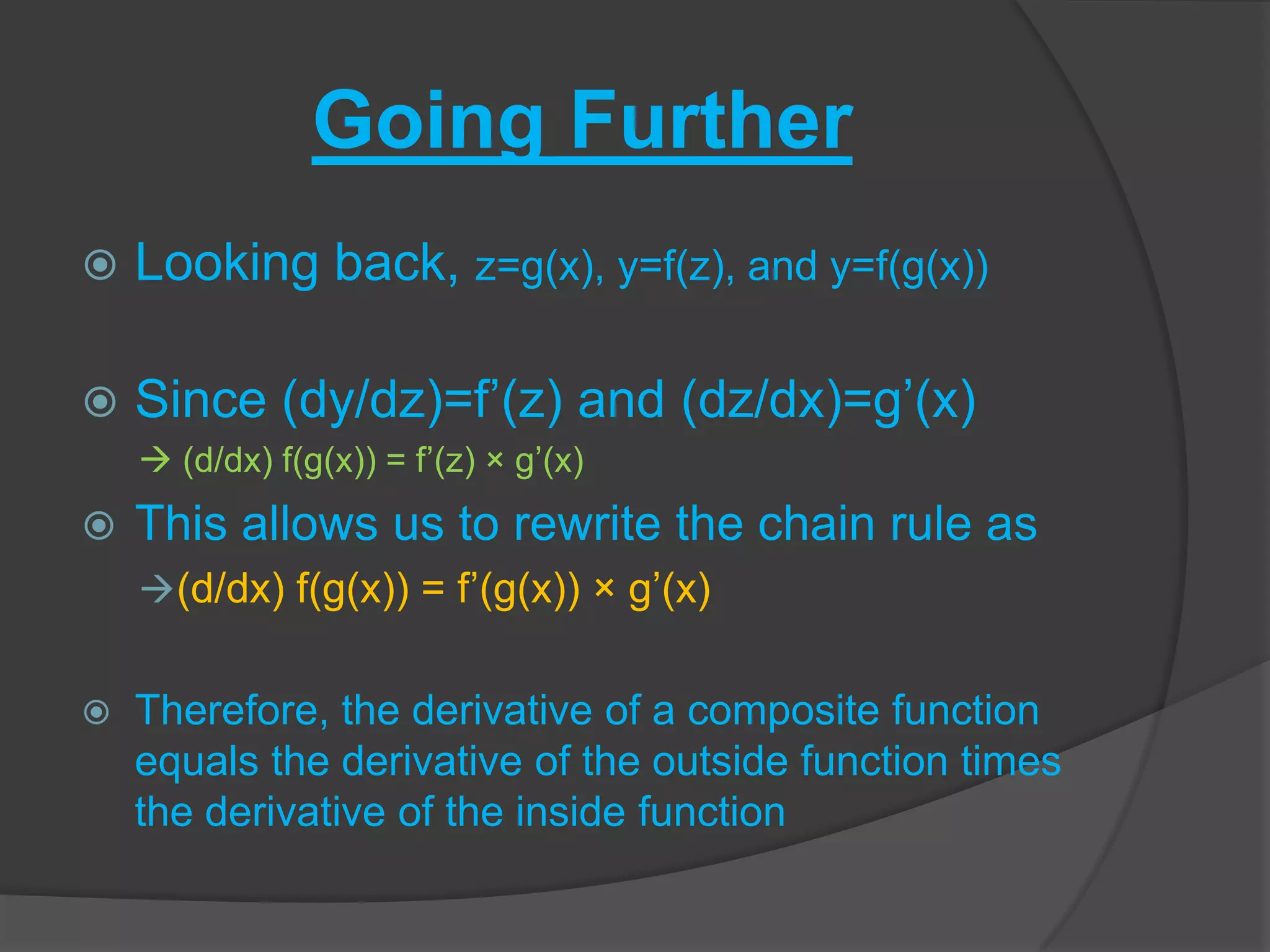 The Chain Rule Powerpoint Lesson | PPTX