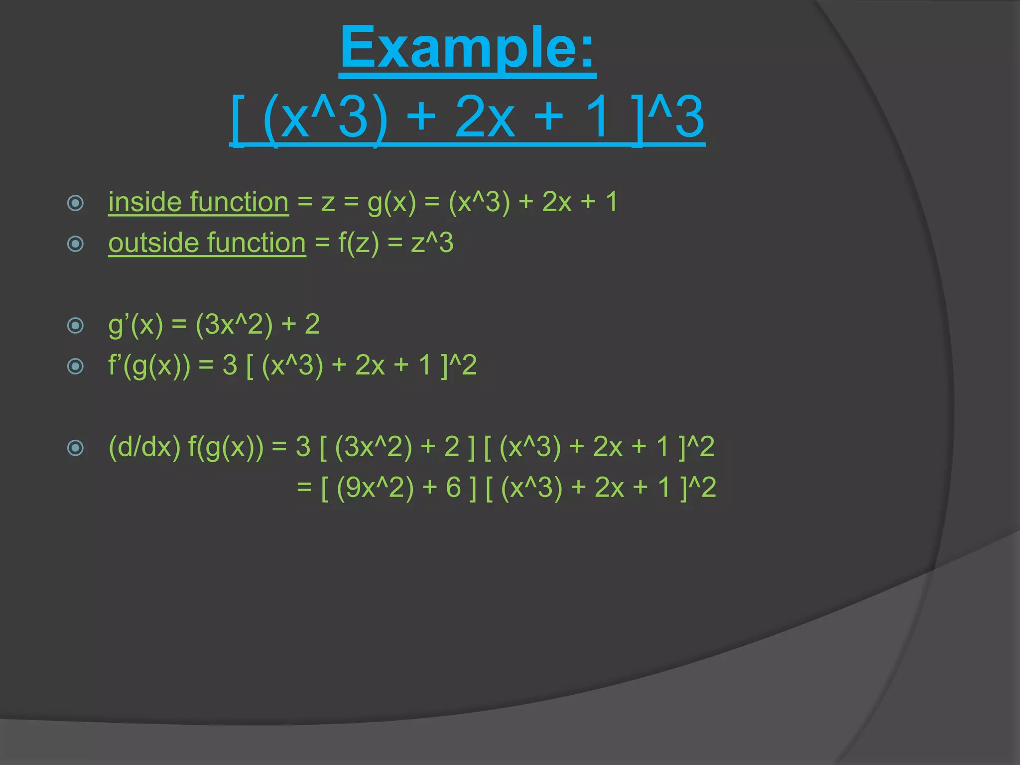 The Chain Rule Powerpoint Lesson | PPTX