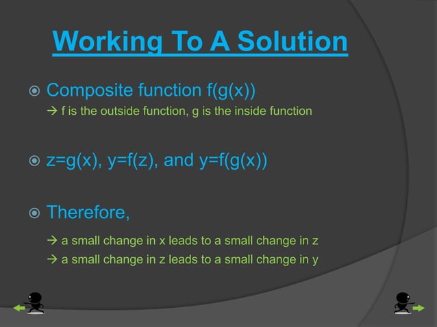 The Chain Rule Powerpoint Lesson | PPTX