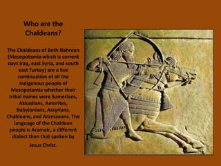 The Chaldeans & The Babylonians | PPTX