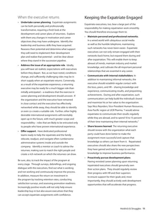 The challenge of reintegrating expatriate talent | PDF