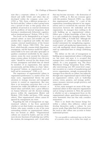 The challenge of the humanistic management | PDF | Business | Business ...