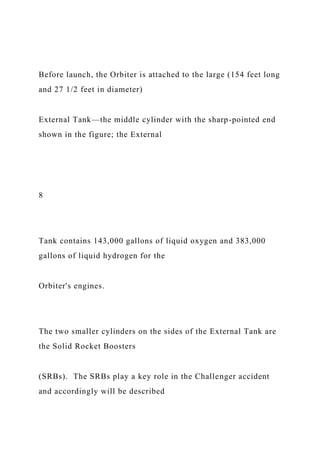 The Challenger Disaster A Case-study in Engineering Ethics.docx