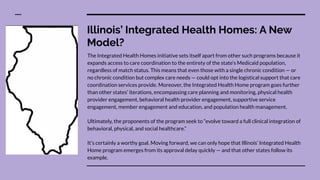 The Challenges and Opportunities of Integrated Health Homes | PPT