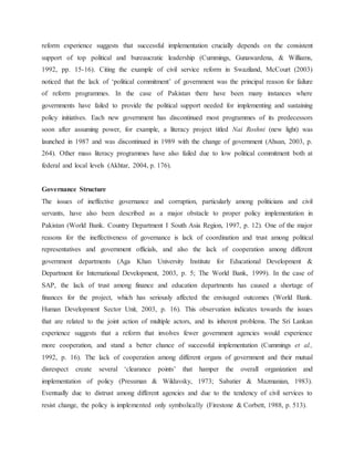 The challenges in policy formulation, policy analysis and ...