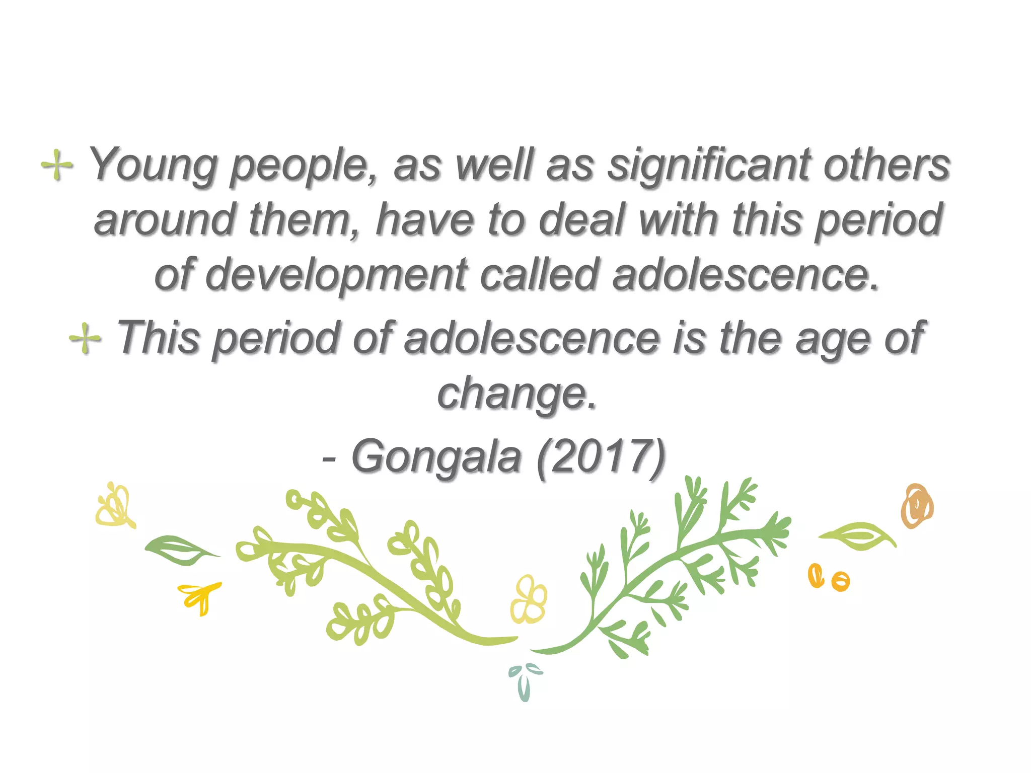 The Challenges Of Middle And Late Adolescence Ppt