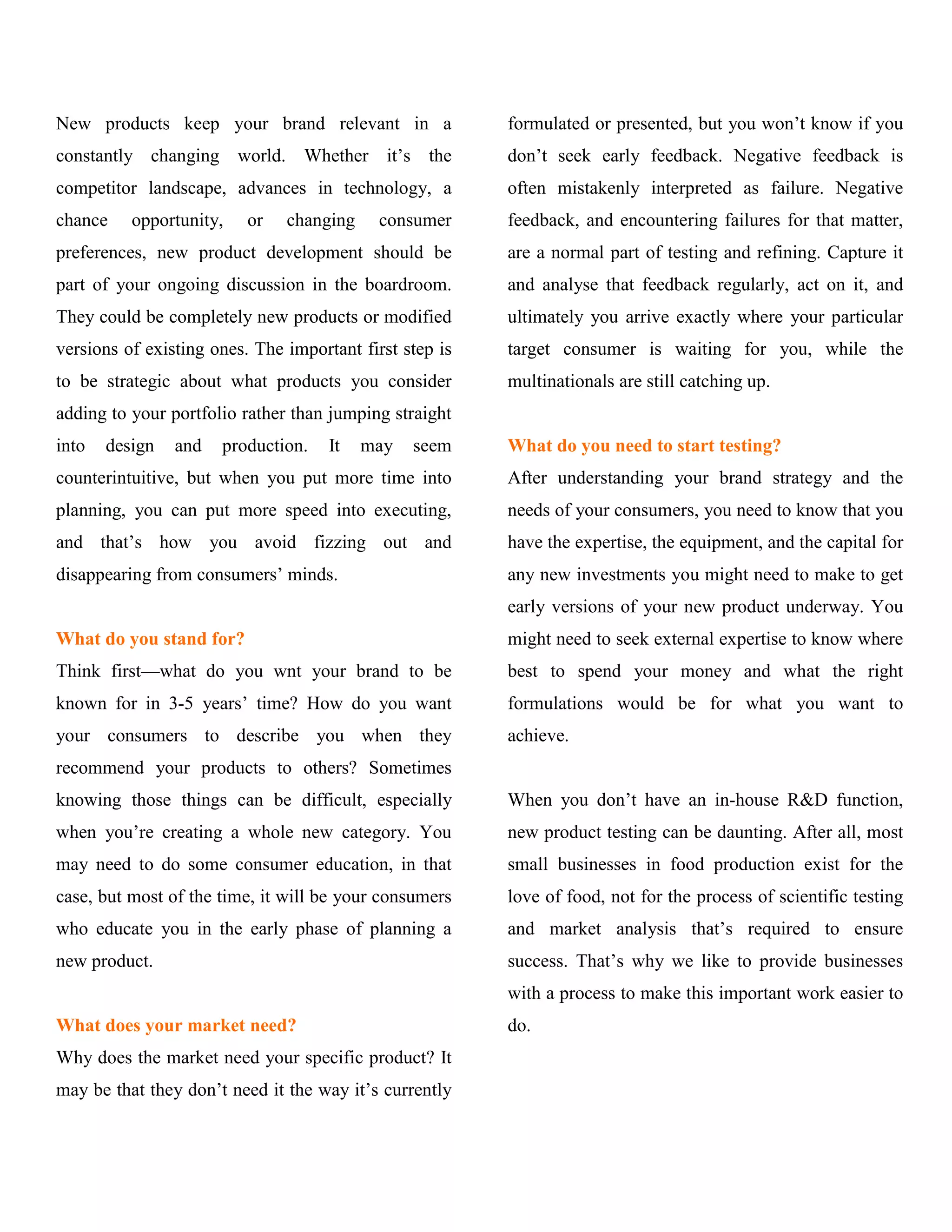 The challenges of new product development | PDF