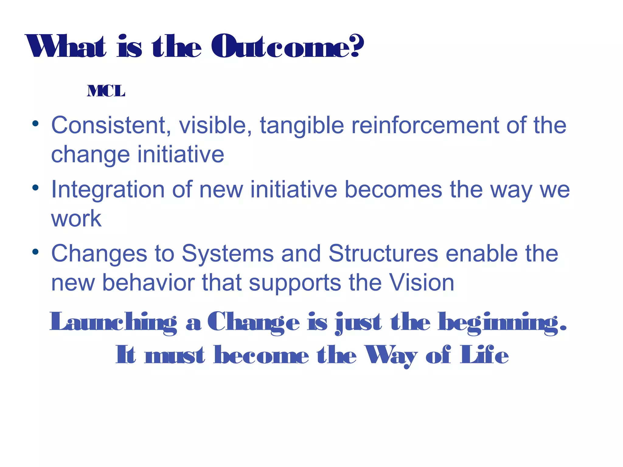 GE CHANGE MANAGEMENT(CAP) | PPT