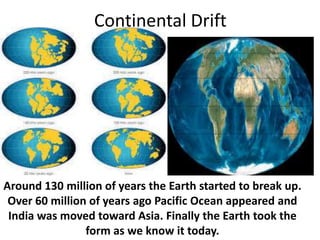 The changing earth | PPTX
