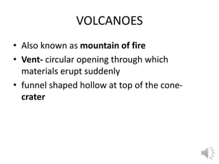 The changing earth | PPTX