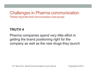 THE CHANGING FACE OF PHARMA! A MULTISTAKEHOLDER APPROACH TO SUSTAINABLE LEADERSHIP | PPT