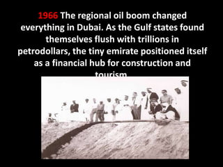 Dubai Time Line | PPTX