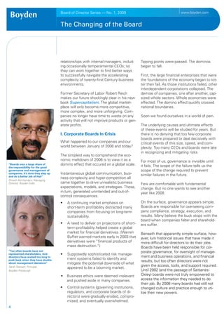 The Changing Of The Board | PDF