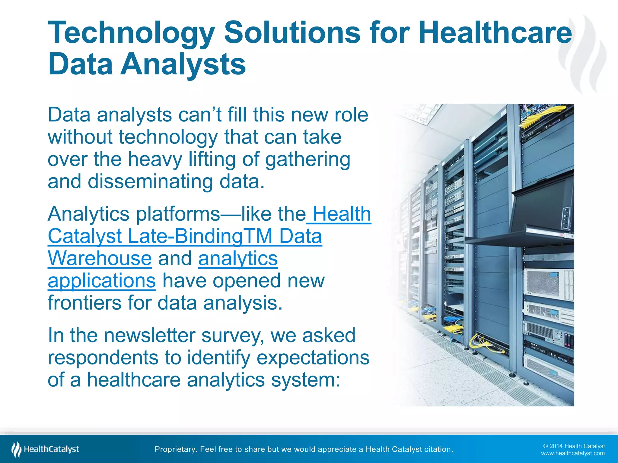 The Changing Role of Healthcare Data Analysts | PPT
