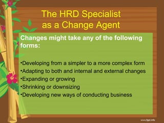 The changing role of the human resource (hr) professional | PPT